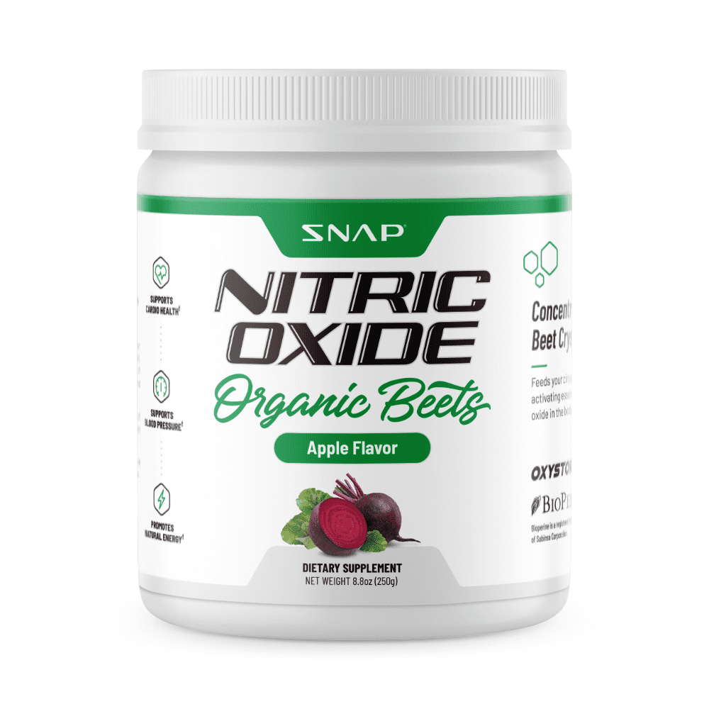 Nitric Oxide Beet Root Powder Apple Flavor Snap Supplements - Support ...