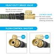 Hydrotech 100ft Expandable Garden Hose Burst Proof Latex Water Hose