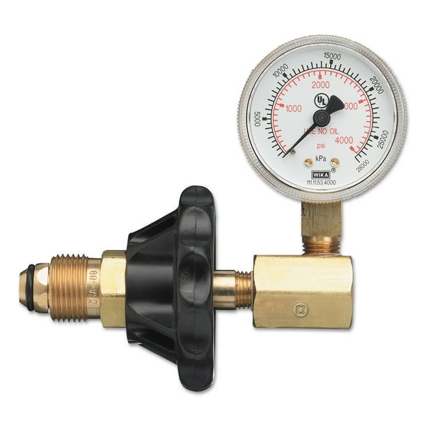 Western Enterprises Cylinder Pressure Testing Gauges, Oxygen, Brass ... Western Enterprises Cylinder Pressure Testing Gauges, Oxygen, Brass ...