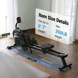 MERACH Indoor Gym Water Rowing Machine, 16 Levels, Bluetooth, App ...