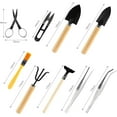 Naler 9-Piece Mini Bonsai Tools Set, Includes Pruning Shears, Fold ...