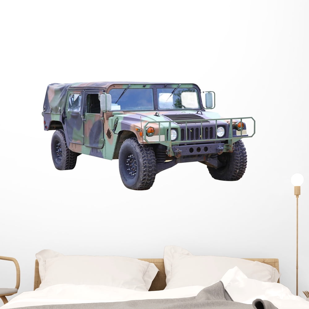 Humvee Wall Decal by Wallmonkeys Peel and Stick Graphic (48 in W x 28 ...