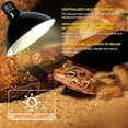 8.5-inch Standard Lamp Dome for Reptile Heating Lamps, Ceramic Heat ...