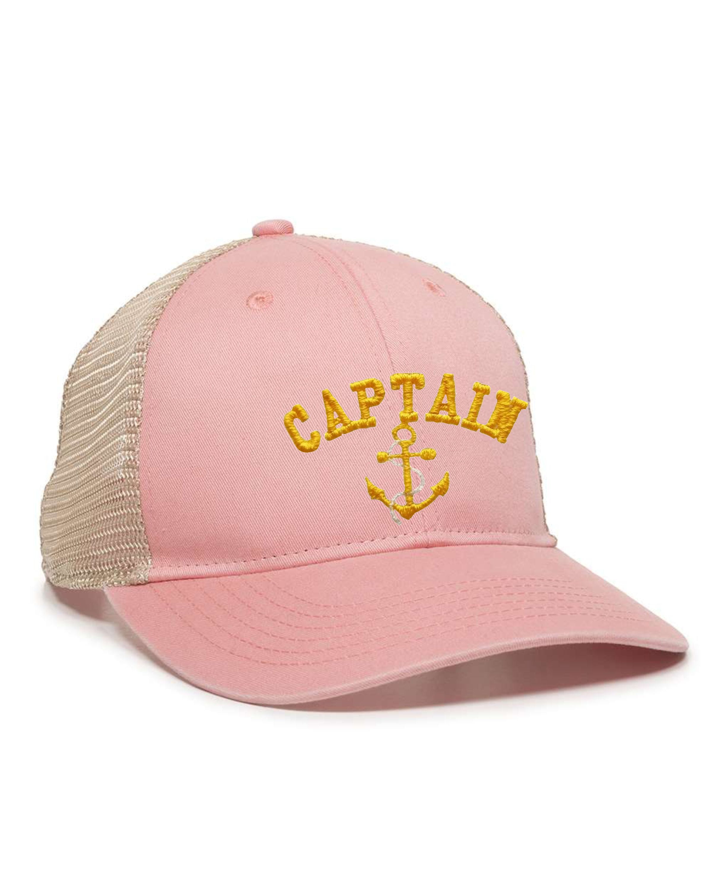 Womens Captain With Anchor Ponytail Mesh Back Cap - Walmart.com