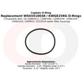 3 Pack GE KWGE25RG O-RING for GE GXWH04F, GXWH20F, GXWH20S, GXRM10 ...
