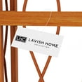 Folding Corner Shelf- 4 Tier Wooden Bookcase- by Lavish Home - Walmart.com
