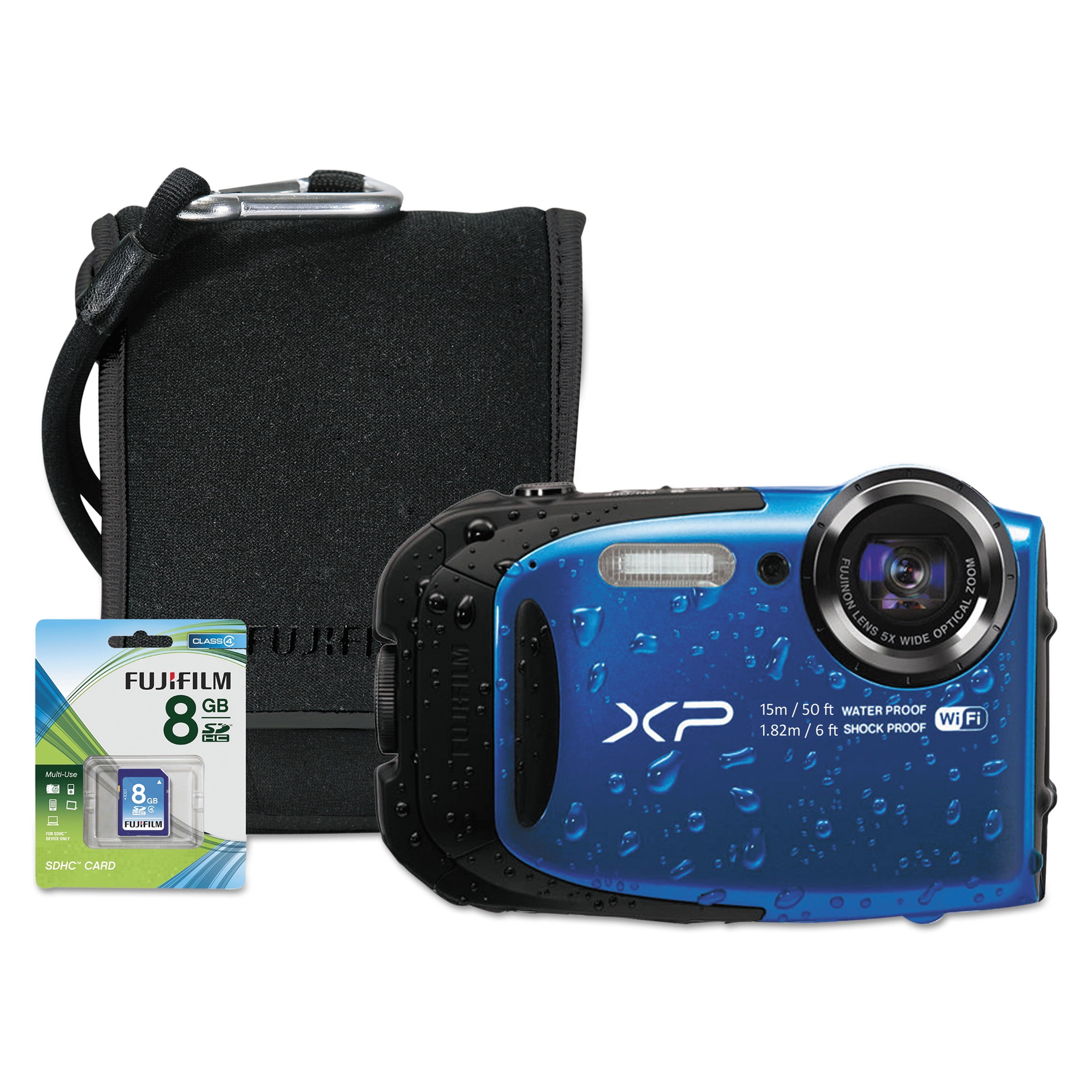 Fujifilm XP90 Digital Camera Bundle, 16 MP, Tracking Auto Focus, Black ...