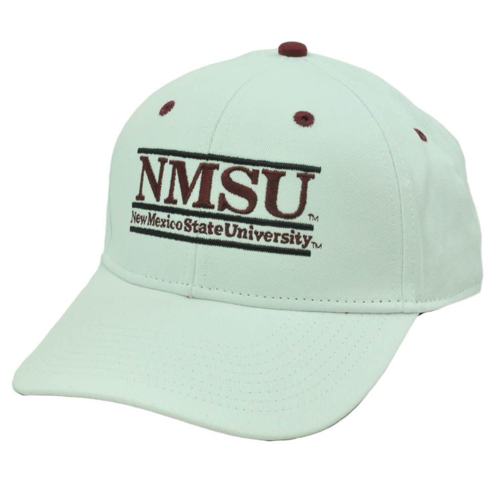 HAT CAP NEW MEXICO STATE AGGIES SNAPBACK NCAA BAR RETRO GAME WHITE RED ...
