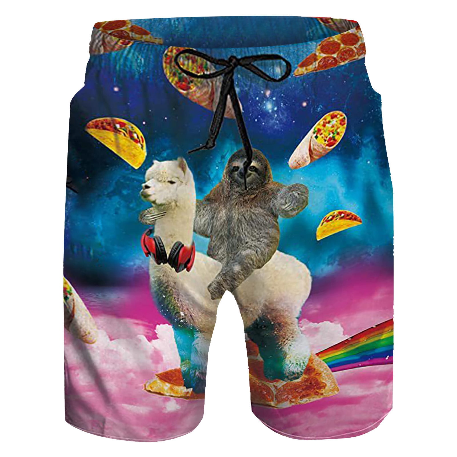 Swim Trunks Men Quick Dry Surfing Sports Swimtrunk With Pockets Pink L ...