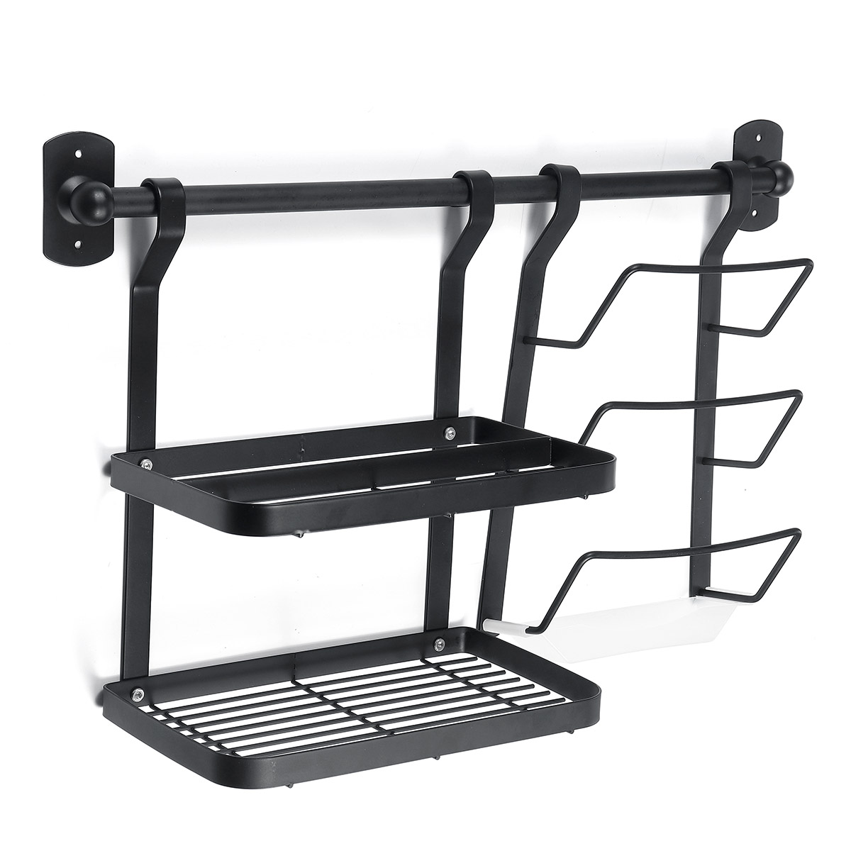 3 Type for choice Multifunctional Kitchen Wall Storage Rack, Hanging ...