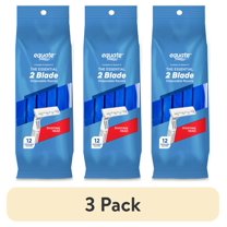 (3 pack) Equate 2 Blade Disposable Razors with Pivoting Head (12 Count ...