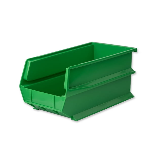 LocBin 14-3/4 In. L x 8-1/4 In. W x 7 In. H Green Stacking, Hanging ...
