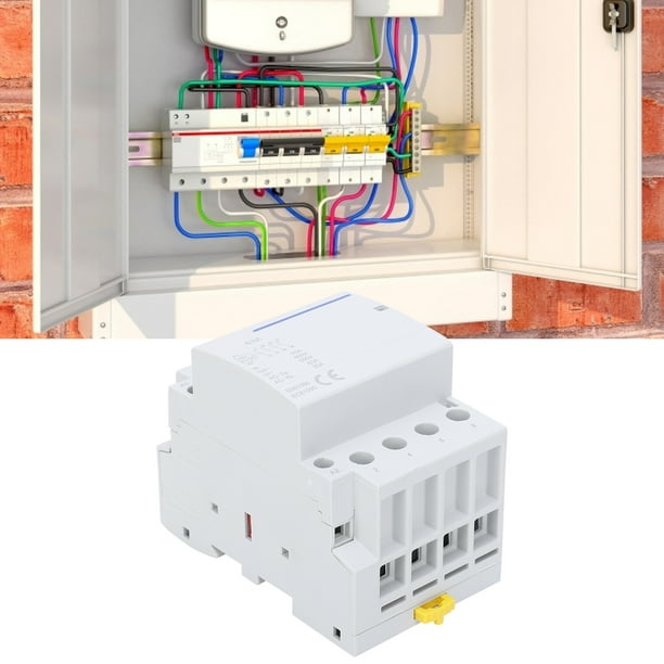 Walfront BCH8-63 Contactor Voltage 4NO 63A 400V Household Voltage ...