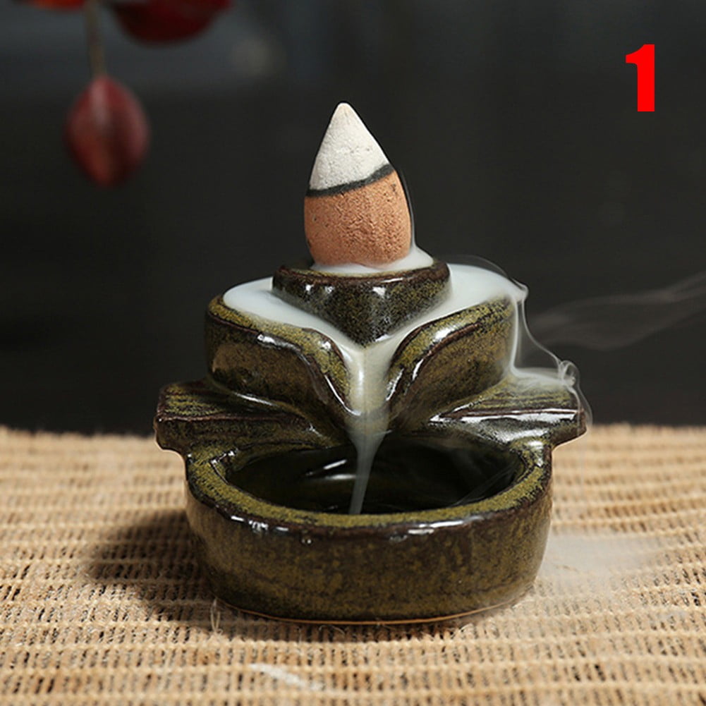 Waterfall Backflow Incense Burner Incense Fountain Incense for Home ...
