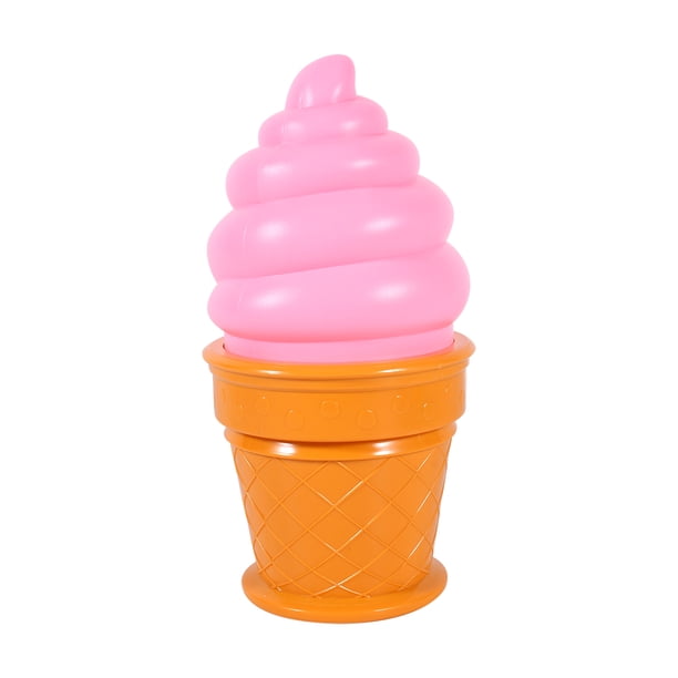 Ice Cream Cone Shaped Desk Table Lamp Led Night Light for Kids Children ...