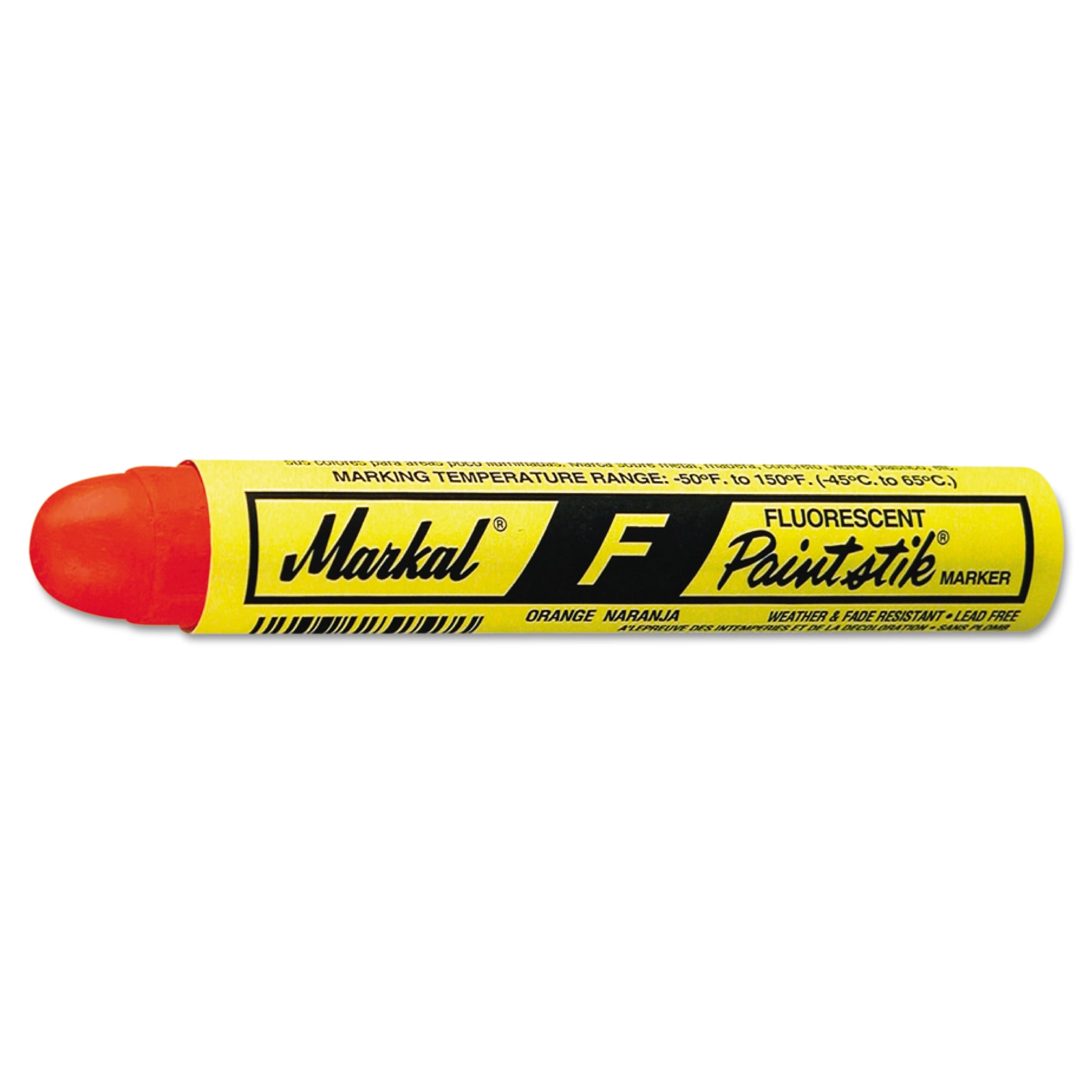 Markal Paintstik F Marker, Fluorescent Orange - Walmart.com - Walmart.com