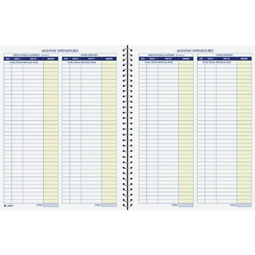 Adams Ledger Binder Refill Sheets, 6-Ring, 5 x 8 1/2, Green/White, 100 ...