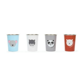Red Rover Stainless Steel Kids' Cups with Silicone Sleeves, Set of 4 ...