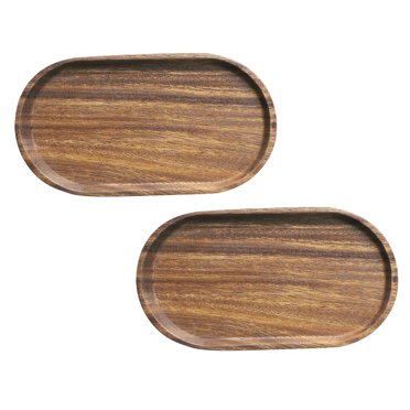 Windfall Natural Acacia Wood Tray, Wooden Cheese Plate, For Serving ...