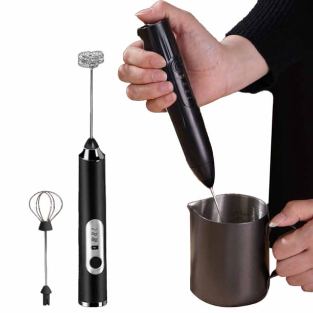 Yttmshdga Food Blender Milk Frother Handheld Rechargeable Milk Frother ...