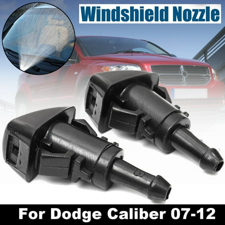 For 2007-12 Dodge Caliber Windshied Wiper Washer Nozzle Spray Black ...