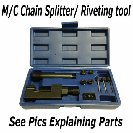 Top-Max Motorcycle Chain Splitter and Riveter Tool Heavy Duty Large ...