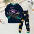 CAUYDYBoys Pajamas 2 Pieces Snug-fit Long Set Excavator Print Cotton ...