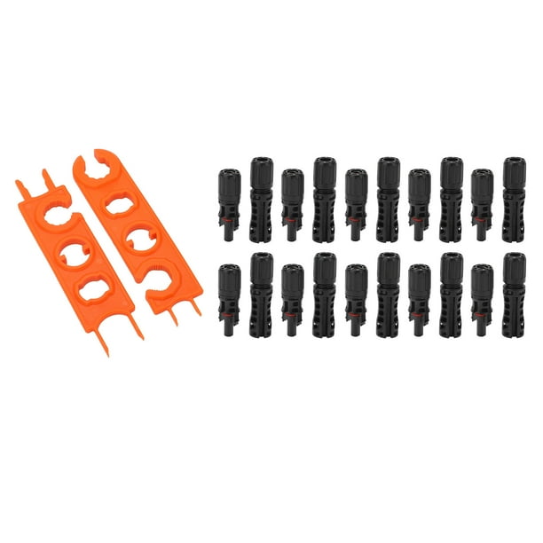 PV Wire Connector, Ultraviolet Self Locking Male Female Solar Panel ...