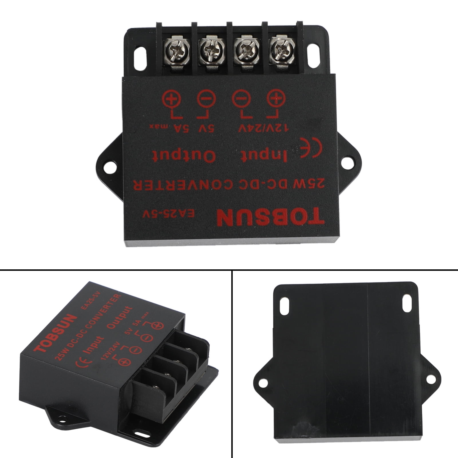 Voltage Converter DC 12/24V To 5V 5A 25W Power Adapter Step Down ...