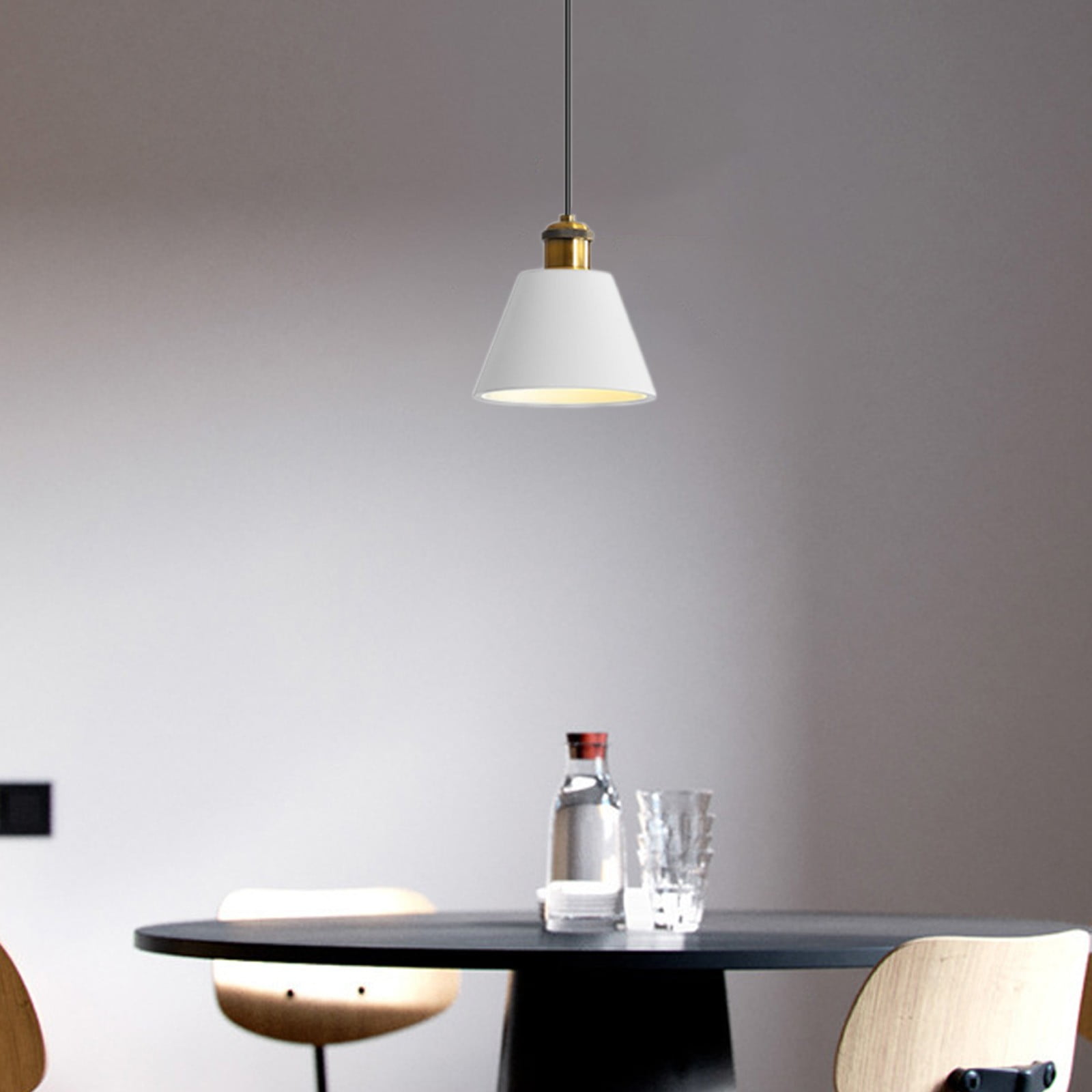 Lámpara colgante de hierro | Moderno Minimalista Bar Escritorio Mesa de ...