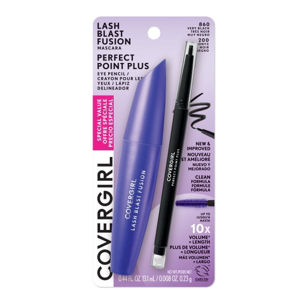 COVERGIRL Lash Blast Fusion Mascara + Perfect Point Plus Eyeliner ...