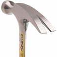 Hammer - 12 oz Straight Rip Claw with Smooth Face & Genuine Leather ...