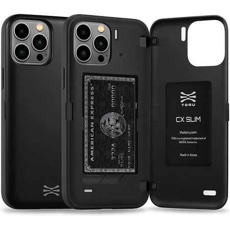 TORU [CX Slim] Magnetic Wallet Cover Designed for iPhone 13 Pro Max ...