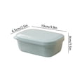 Tunhigl Travel Soap Dish with Lid & Removable Drain Tray, Leak-Proof ...