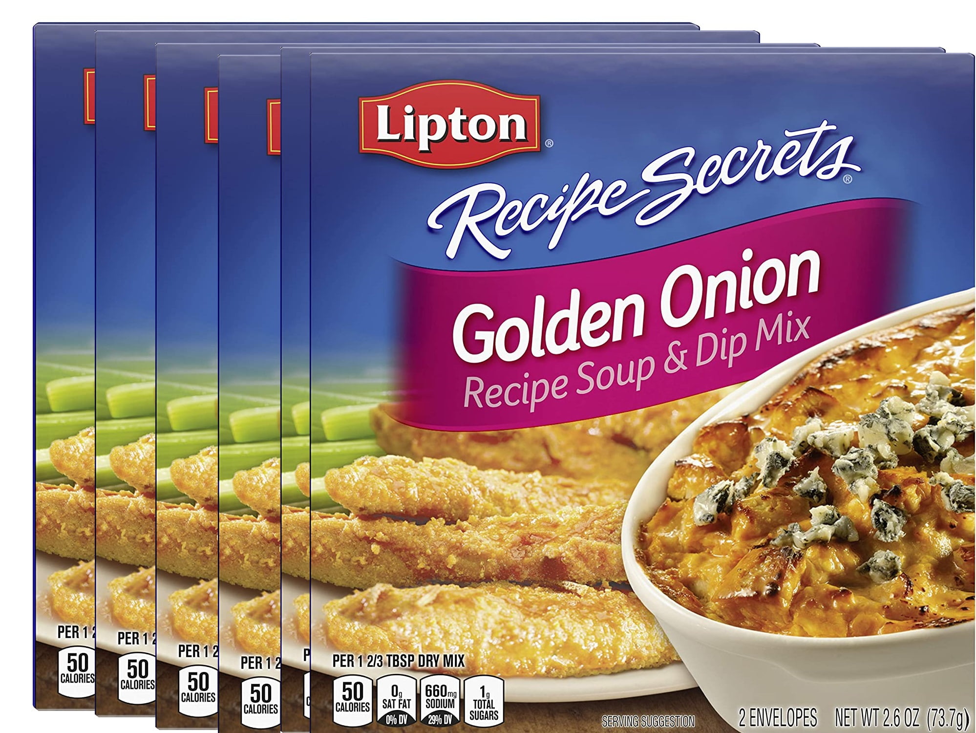 Lipton Recipe Secrets Soup and Dip Mix For a Delicious Meal Golden ...