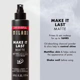 Milani Make It Last Charcoal Jumbo XL Setting Spray, Matte Finish, Long ...