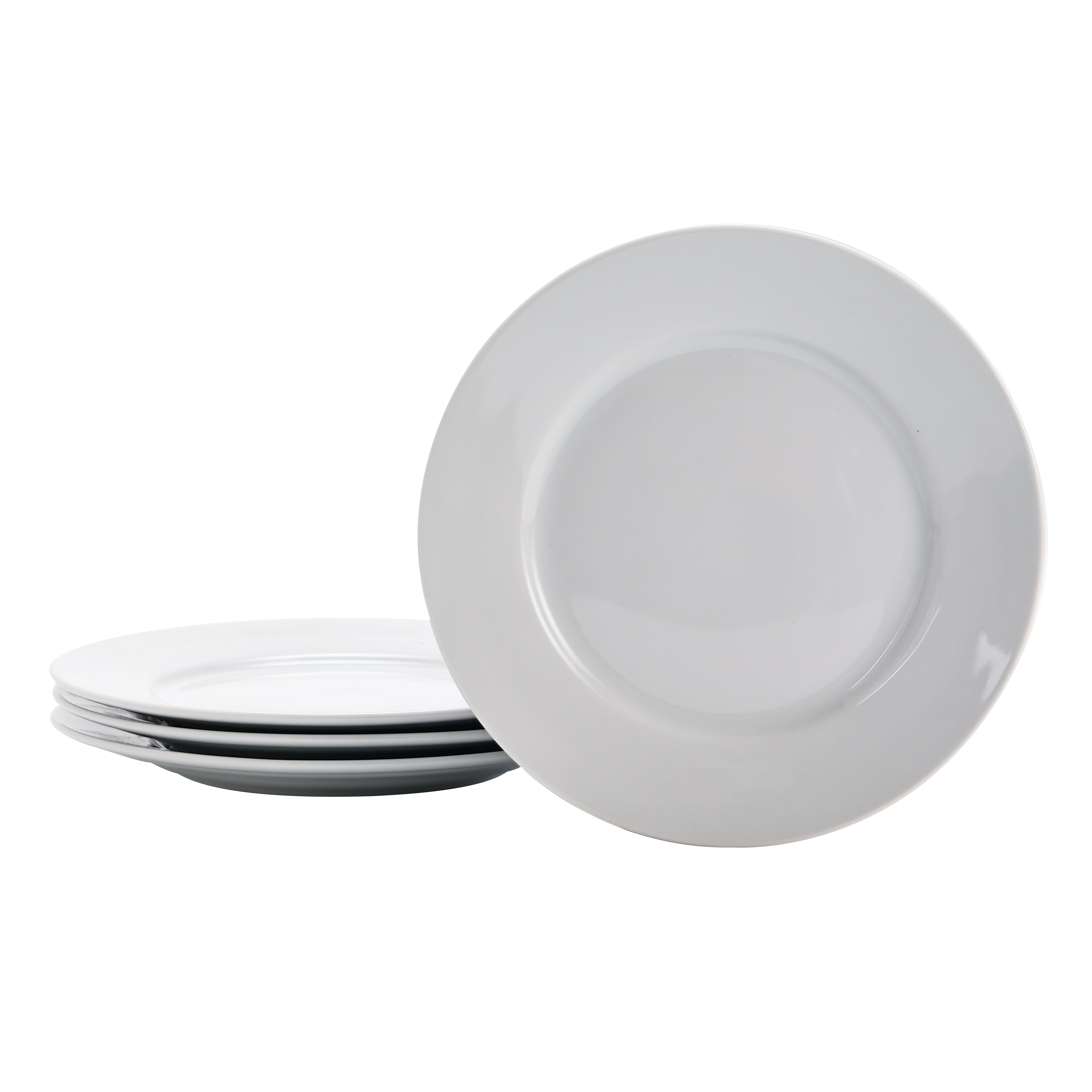 Bico White Porcelain Ceramic Salad Plates, 9.25 inch, Set of 4, for ...