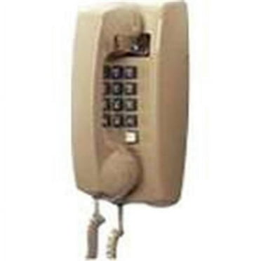 Cortelco 2554 Basic Single-Line Wall Telephone with Volume Control in ...