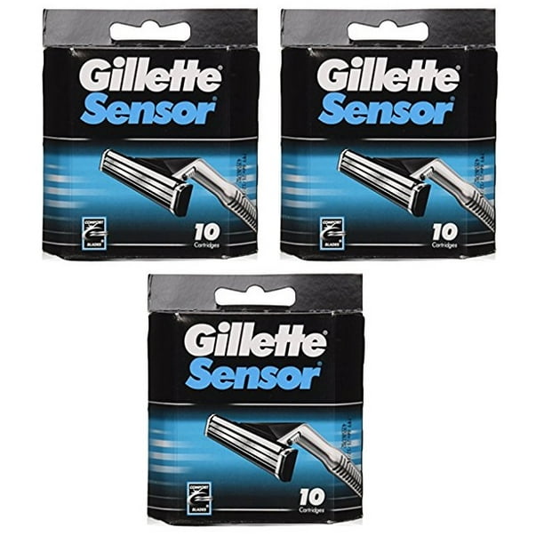 Gillette Sensor Blade Refill Cartridges 30-Count - Walmart.com ...
