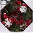 Holiday Time Christmas Decor Snowman / Snowflake 20" Wreath - Walmart.com