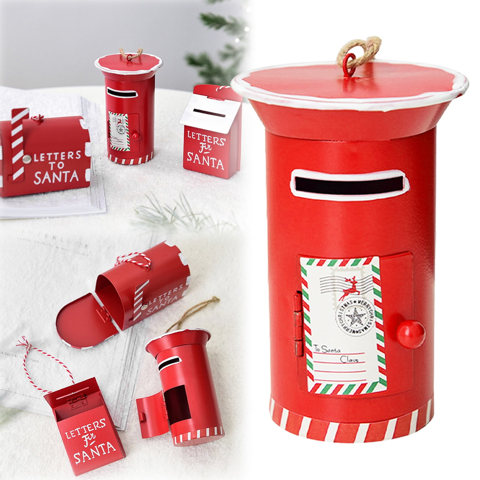 Click here for Tdoenbutw Christmas Ornaments，christmas Red Mailbo... prices