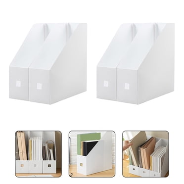 Storex Interlocking Bulk Storage Containers, Large Plastic Book ...