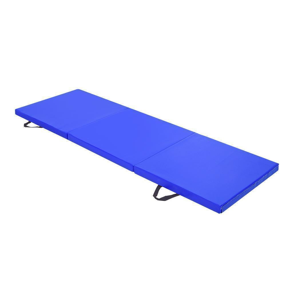 Gymnastics Mats for Kids, 6’x2’ Tri-fold Gymnastics Yoga Mat with Hand ...