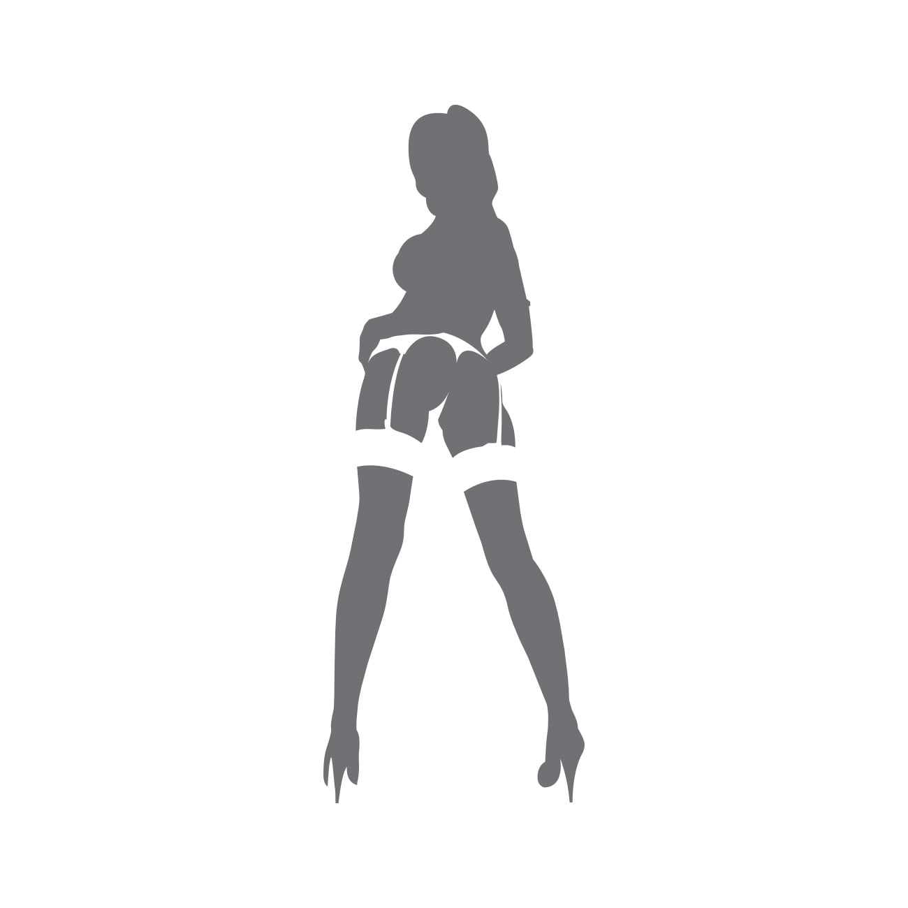 Sexy Stripper Girl Sticker Decal Die Cut Self Adhesive Vinyl