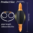 Manual Fuel Transfer Pump 1M Siphon Hose Hand Liquid Transfer Pump for ...
