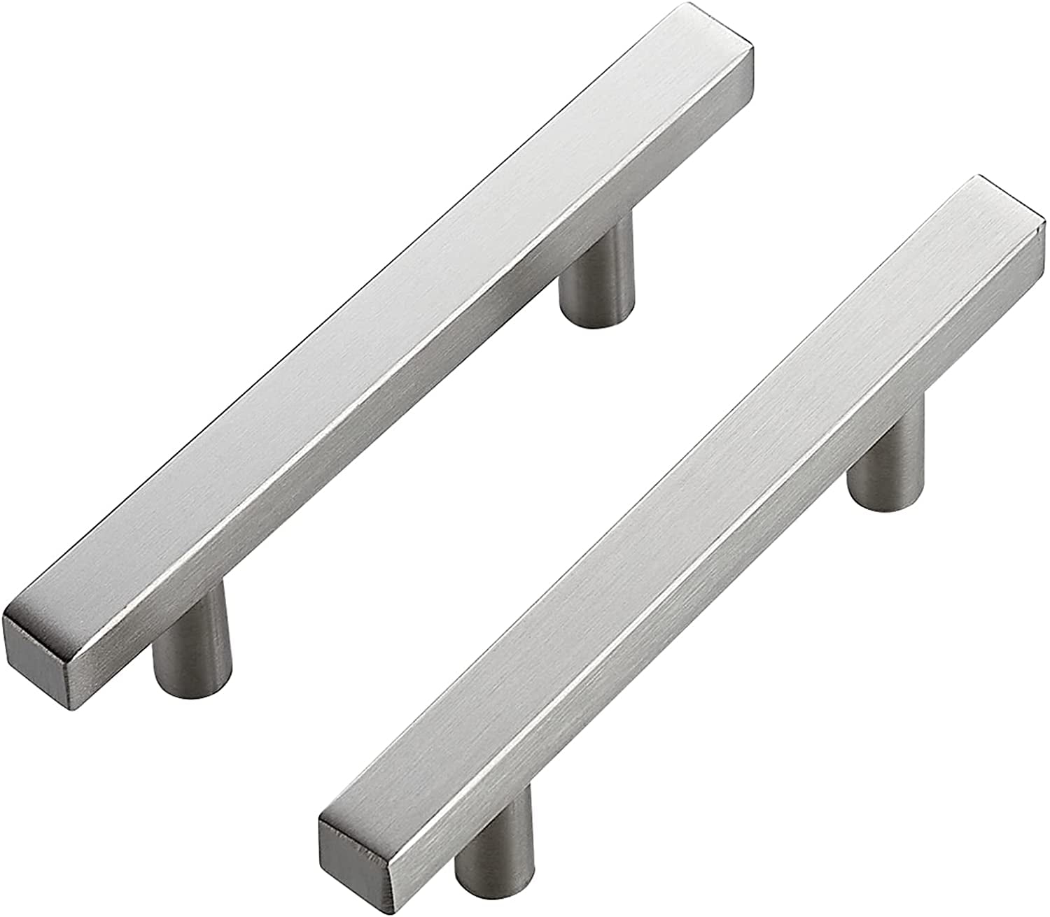 Zoizocp 45 Pack 6 Inch Square Cabinet Pulls Brushed Nickel Stainless ...