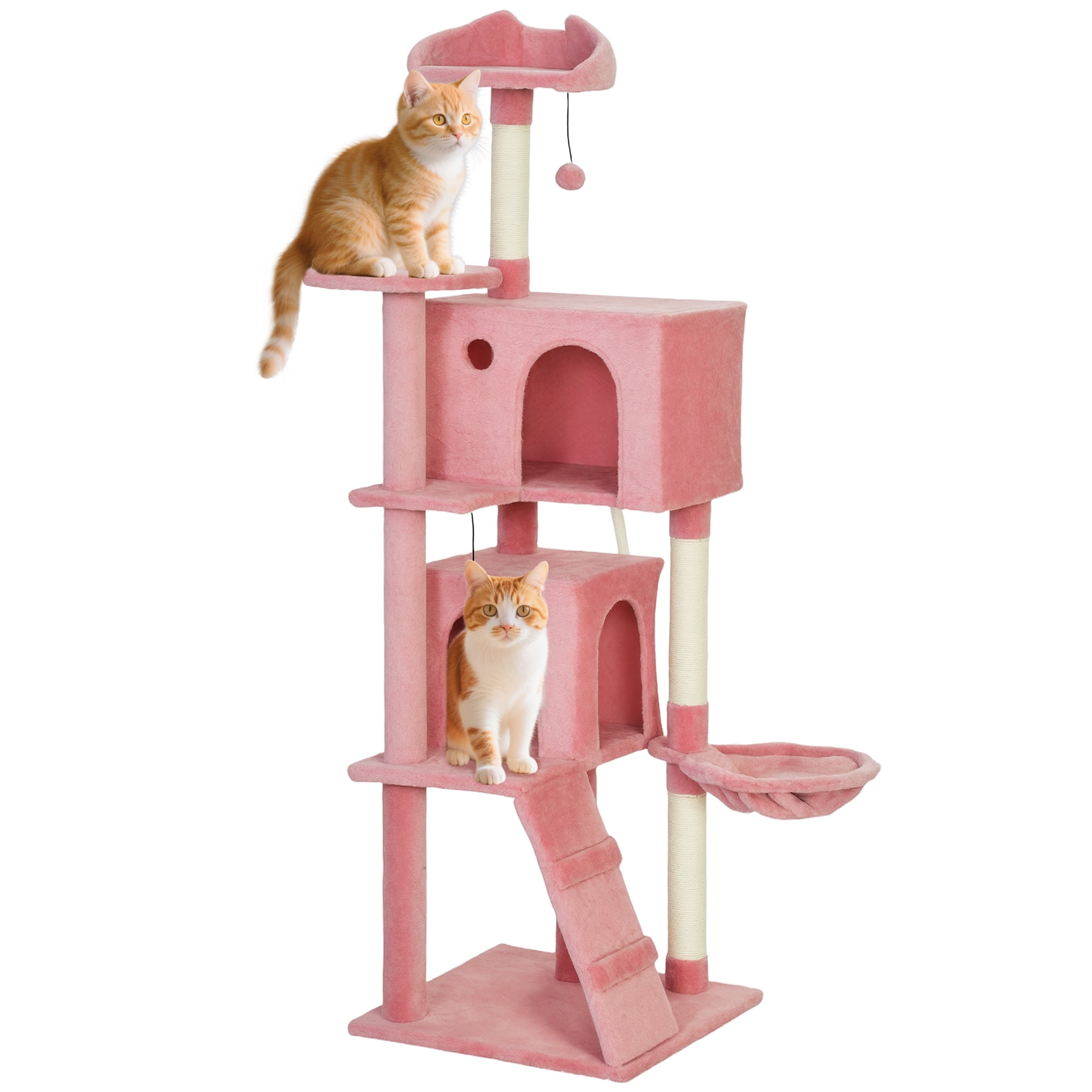 Click here for Pawhut 63 Inch Cat Tree With Sisal Scratching Post... prices