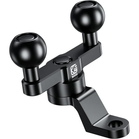 Aluminum Alloy 1'' Ball Mount with 10mm Mounting Hole, Double Ball ...