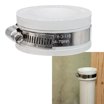4 in. Flexible PVC Pipe Cap with Stainless Steel clamps - Walmart.com