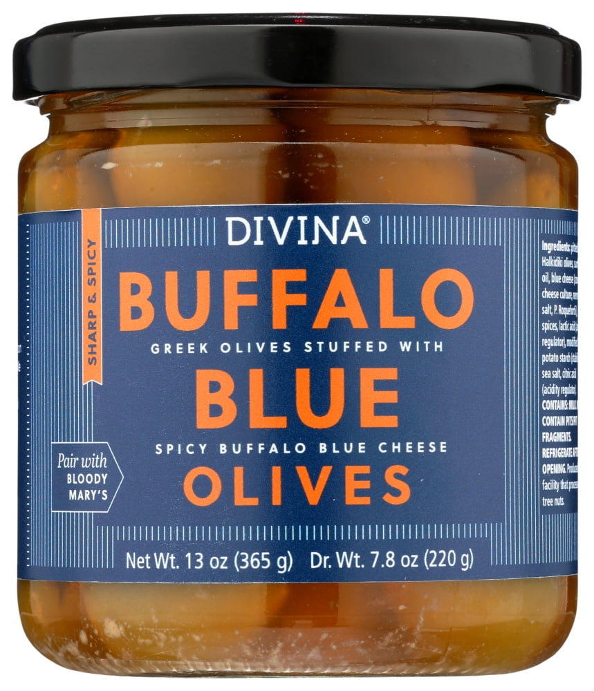 Divina Buffaloe Blue Olives, 7.8 Oz - Walmart.com